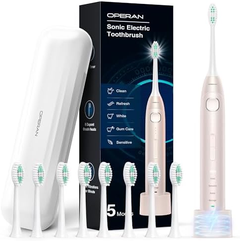 Amazon.com: Operan Electric Toothbrush for Adults and Kids Rechargeable ...
