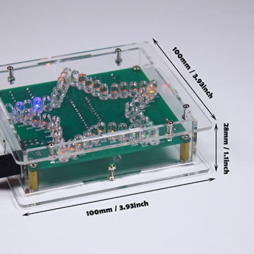 VGOL Star-shaped DIY Electronic Soldering Kit Project LED Soldering ...