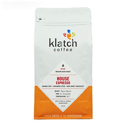 Amazon.com : Klatch Coffee "Klatch House Espresso" Medium Roasted Whole ...