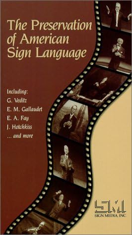 Amazon.com: Preservation of American Sign Language [VHS] : Movies & TV