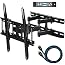Amazon.com: Cheetah Mounts APDAM2B Articulating Dual Arm TV Wall Mount ...