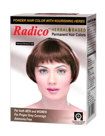 Buy Radico Natural Herbal Permanent Shade Brown Hair Colour - No ...