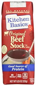 Amazon.com : Kitchen Basics Organic Beef Stock, Gluten Free, 8.25 Fluid ...