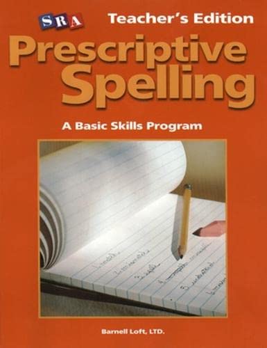Prescriptive Spelling - Teacher Edition Book B: unknown author ...