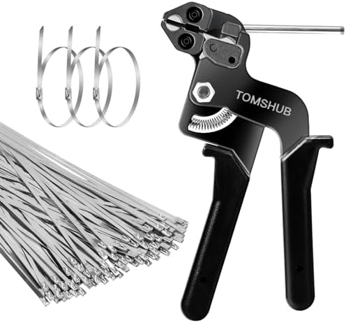 Amazon.com: Cable Tie Gun Kit, Specialized Tool For Tightening And ...