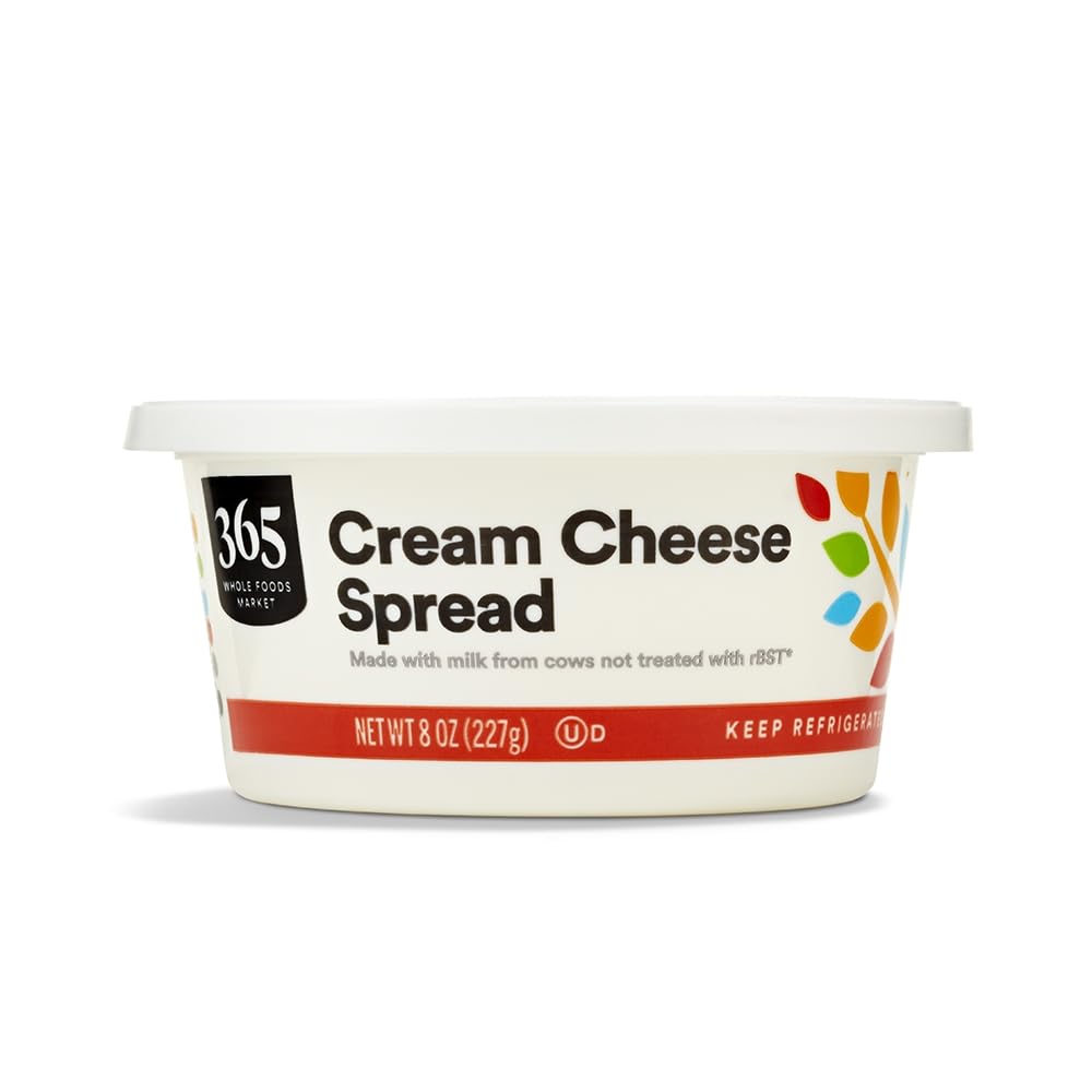 Amazon.com: 365 by Whole Foods Market, Cream Cheese Tub Soft, 8 Ounce ...