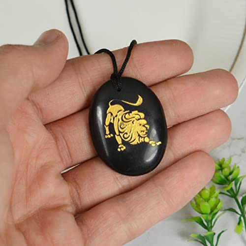 Buy Reiki Crystal Products Natural Black Agate Crystal Stone Pendant ...