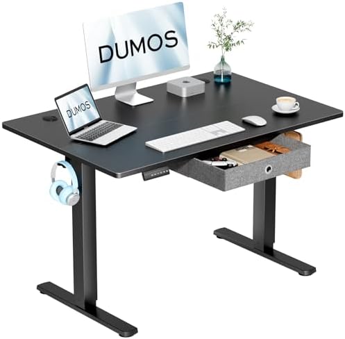 Amazon.com: DUMOS 48 x 24 Inches Electric Height with Storage ...
