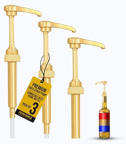 Amazon.com: ALPIRIRAL Coffee Syrup Dispenser for Coffee Bar, 16oz Glass ...