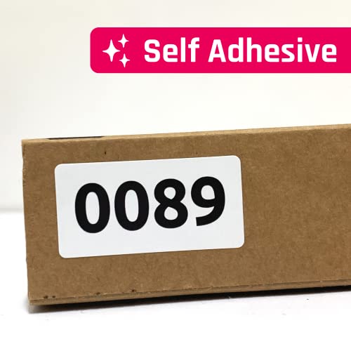 Snapklik.com : (3 Sets) 1-1000 Consecutive Number Inventory Labels ...