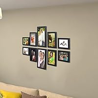 Amazon Brand - Solimo Collage Photo Frames (Set of 10, Wall Hanging ...