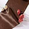 Amazon.com: MILVOWOC 10 Pack Chocolate Brown Satin Table Runners, 12 x ...