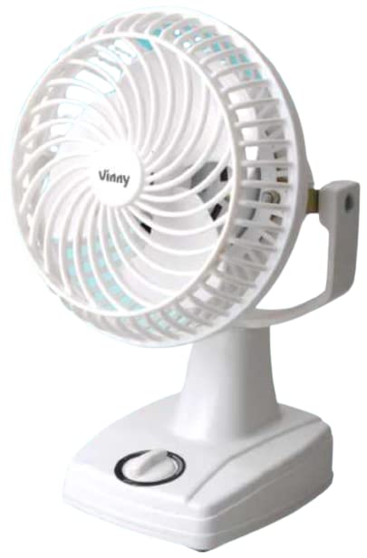 VELHO Vinny 200 mm Table Fan | 3 Speeds Portable Mini Powerful Desktop ...