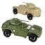 Amazon.com: TimMee Recon Patrol Armored Cars OD Green & Tan Plastic ...