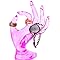 Amazon.com: HOMEGOAL Ring Holder, Pink Room Decor, Hand Jewelry Display ...