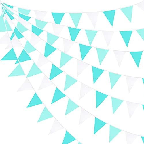 Amazon.com : 100 Foot Pennant Flag Banner | 48 Weatherproof Flags ...