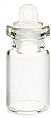 Amazon.com: ConStore 30 Pack Mini Glass Wishing Bottles Tiny Jars Vial ...