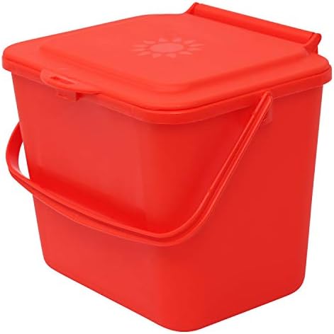 Metal Kitchen Compost Caddy - Composting Bin for Food Waste Recycling ...