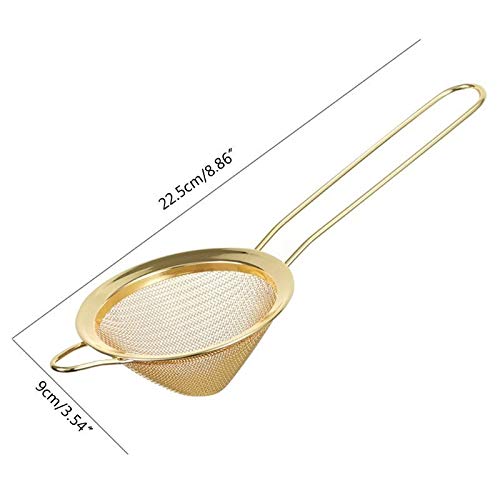 FYHDASTA Food Strainers， Stainless Steel Mesh Conical ，Cocktail Filter ...