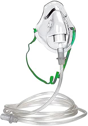 Amazecare Universal Fit Adult Oxygen Mask For Oxygen Therapy Use ...