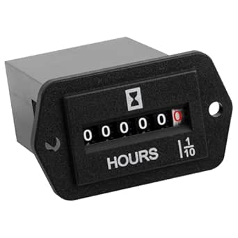 Runleader Mechanical Hour Counter, AC110V to 250V for Lawn Mower ...