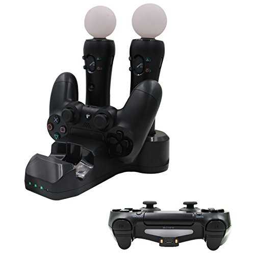 Amazon.com: Tekdeals PS VR Controller Charge Station, Rapid AC PS4 VR ...