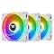 Amazon.com: Thermaltake SWAFAN EX 12 ARGB PC Cooling Fan White, 3-Fan ...