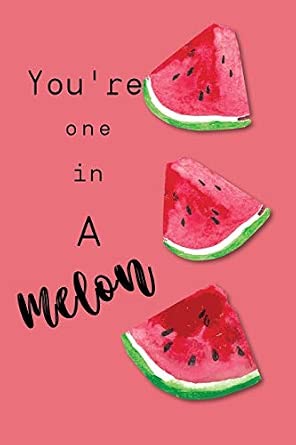 Amazon.com: Watermelon notebook You're one in a melon: Cute watermelon ...