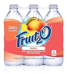 Amazon.com : Fruit2O Zero Calorie Flavored Water Peach (12 bottles ...