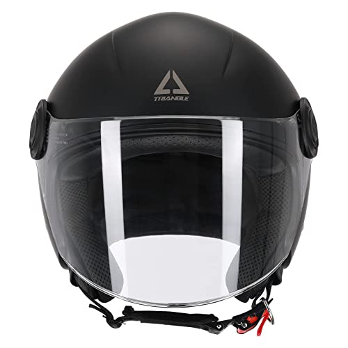 Snapklik.com : TRIANGLE Open Face Motorcycle Helmet 3/4 Half Helmets