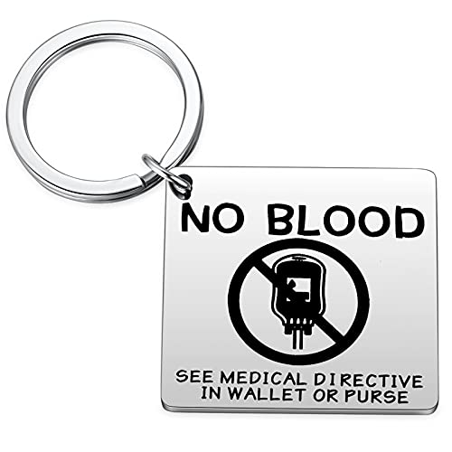 Snapklik.com : Ralukiia Jehovahs Witness No Blood Transfusion KeyChain