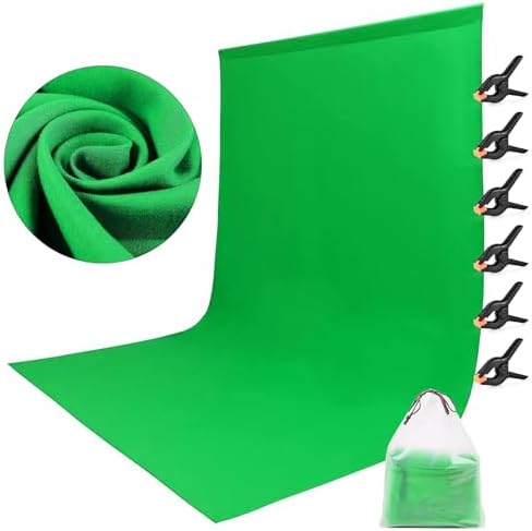 Oinvs Green Screen 1.8x2.8m, Thicken Foldable Green Screen Cloth Photo ...