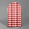 Amazon.com: HUAYI Red-and-White-Checkered Arch Backdrop Cover Kids Red ...