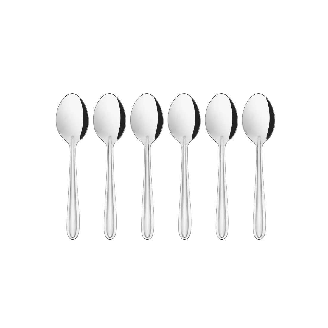 Shri & Sam Stainless Steel Sigma King Tea Spoon, 6 Pieces : Amazon.in ...