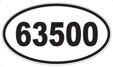 Amazon.com - US Decal, Inc. Number 63500 Oval Sticker