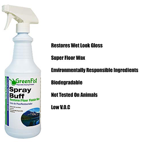Snapklik.com : GreenFist Spray Buff Restorer Renewing Floor Finish Wax ...
