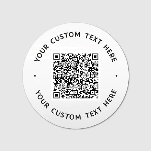 Amazon.com : Pahdecor 50 Custom QR Code Stickers for Business ...