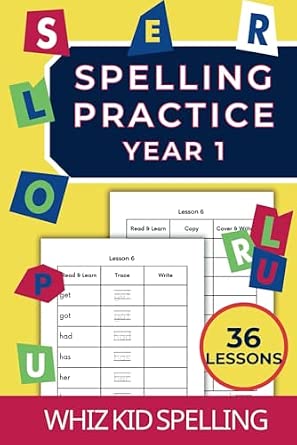 Spelling Practice Year 1: 36 Lessons for Children Ages 4+ to Master ...