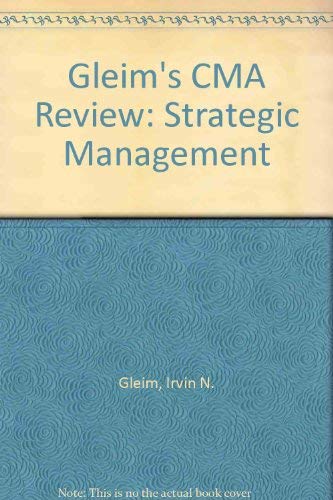 Gleim's CMA Review: Strategic Management : Amazon.in: Books