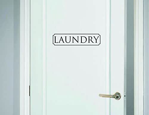 Amazon.com: LAUNDRY wall vinyl sticker decal laundry room ticket design ...