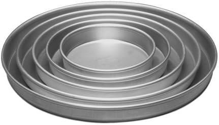 Amazon.com: Parrish Magic Line 5 Piece Round Aluminum Cake Pan Set ...