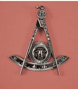 Amazon.com: Masonic Past Master Regalia Quadrant Compass Sun Emblem S1 ...
