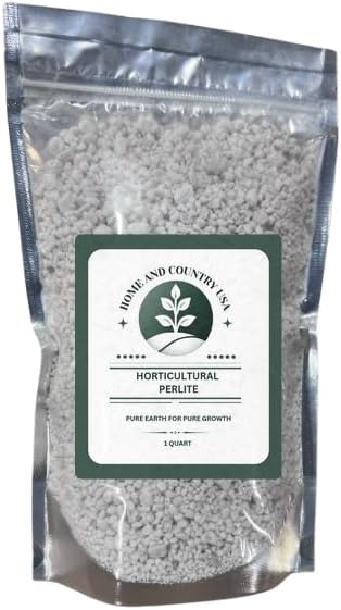 Amazon.com : Horticultural Perlite - 1 Quart Bag for Soil Aeration and ...