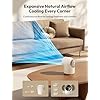 Amazon.com: Aecooly Touch Control Desk Fan, 100 Speeds Quiet Bedroom ...