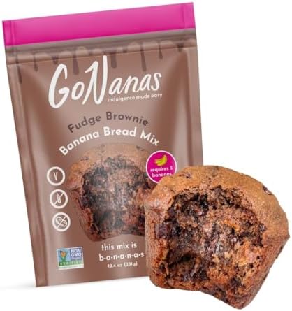 Amazon.com : Go Nanas Original Banana Bread Mix, 8.95 OZ : Grocery ...