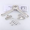 JIZZU 2Pcs Soft Close Lid Support Hinges with Screws & Hex Key, Satin ...