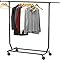 SimpleHouseware Clothing Rack Heavy Duty Garment Rack, 102 to 166 cm ...