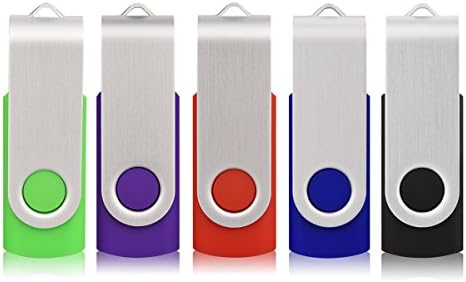 Aiibe 5 Pack 64 GB Flash Drive USB Sticks Thumb Drive 64 GB USB 2.0 ...