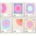 Amazon.com: Aura Angel Numbers Poster, Colorful Gradient Posters for ...