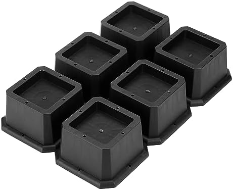 Amazon.com: Tocawe Furniture Risers 2 Inch Bed Risers Heavy Duty ...